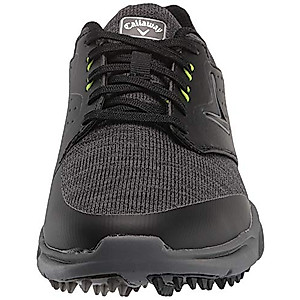 Callaway Men's Coronado v2 SL Golf Shoe, Black/Grey, 9.5