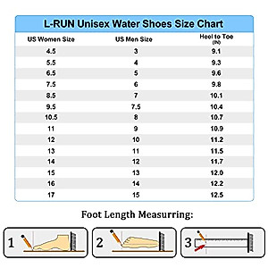 L-RUN Womens Water Shoes Lightweight Hiking Shoes Quick Drying Pink M US (Women 8.5, Men 7)=EU39