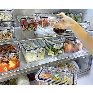 gotman Airtight Food Storage Container With Lid (94.7 OZ) Leak-Proof | BPA-Free | Meal Prep | Microwave, Freezer and Dishwasher Safe | Kitchen Fridge Organizer Boxes | Fresher Food