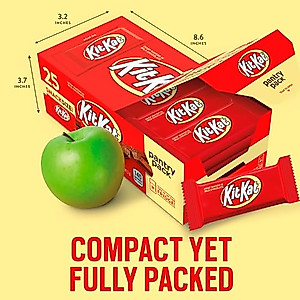 KIT KAT Milk Chocolate Wafer Snack Size, Candy Pantry Pack, 12.25 oz (25 Pieces)
