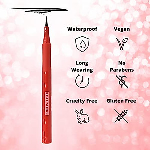 ONE/SIZE by Patrick Starrr Point Made Waterproof Liquid Eyeliner Pen - 24-Hour Longwear, Smudgeproof, Precise Black Makeup Eye Liner, Vegan, Cruelty Free