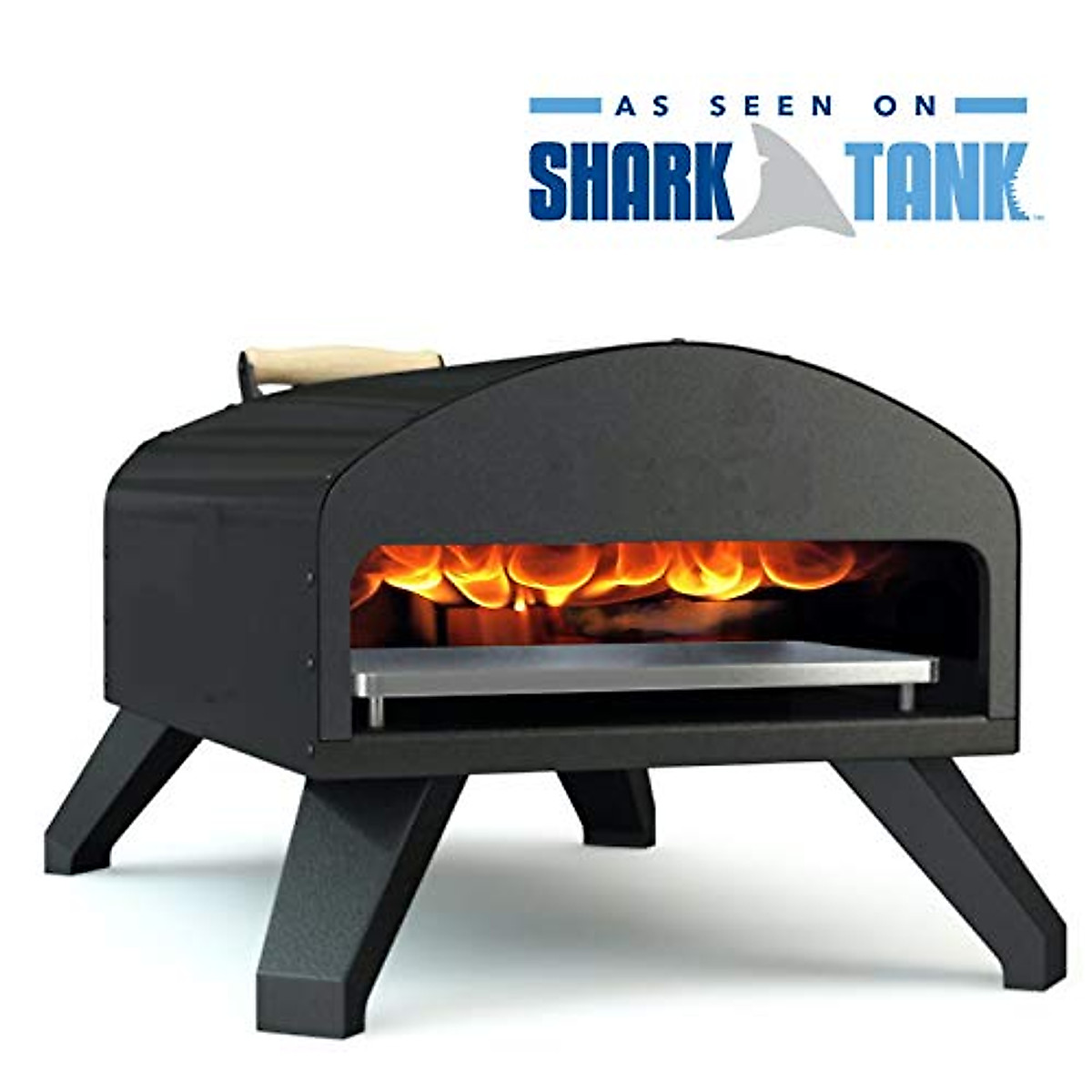 Bertello Outdoor Pizza Oven Everything Bundle - Gas, Wood & Charcoal Fired Outdoor Pizza Oven. Portable Pizza Oven AS SEEN ON SHARK TANK - PATENT PENDING