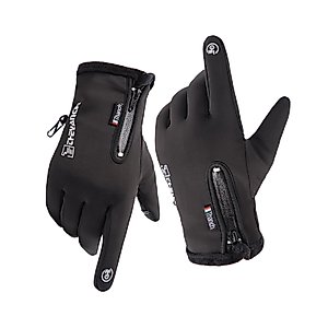 GORELOX Winter Warm Gloves,Touchscreen Cold Weather Driving Gloves Windproof Anti-Slip Sports Gloves for Cycling Running Skiing Hiking Climbing,Men ＆ Women