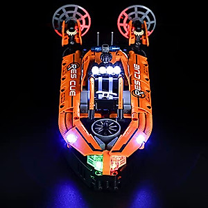 LIGHTAILING Light Set for Rescue Hovercraft Building Blocks Model - Led Light kit Compatible with Lego 42120(Not Include The Model)