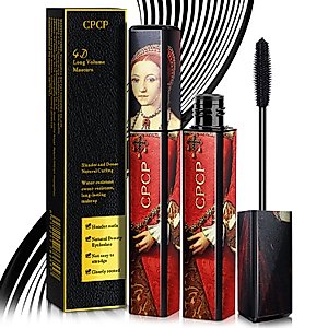 Princess Isabella Mascara, HOFASON 4D Silk Fiber Lash Mascara Waterproof Long Lasting Makeup, Natural Extension Mascara Black Volume and Length, Thick Thickening and Lengthening Voluminous Eyelashes