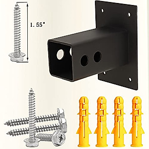 Hitch Wall Mount,Trailer Hitch Receiver Storage,Bike Rack Storage，(Fits 2")