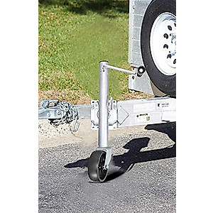 ROAD DAWG Boat Trailer Jack with Single Wheel 6 Inch,1000 Lbs Capacity Swing-Back Bolt-On Heavy Duty Swivel Tongue Trailer Jack,ATR39001MB