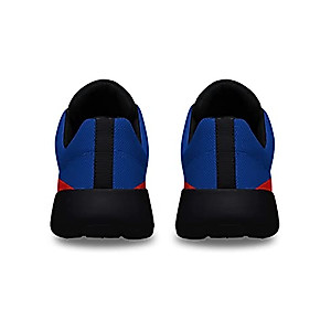 Men's Women's Puerto Rico Sneakers Fashion Casual Slip on Walking Shoes Lightweight Breathable Puerto Rican Running Sneaker Black Size 6