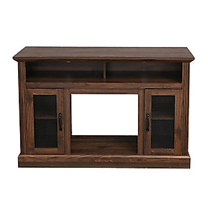 PatioFestival Fireplace TV Stand Electric fire Place heaters Entertainment Center Corner tv Console with fireplaces for TVs up to 42" Wide