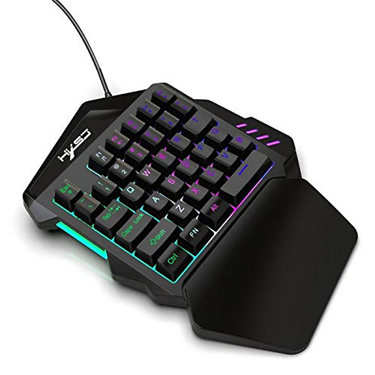 35 Keys One-Handed RGB Mechanical Gaming Keyboard