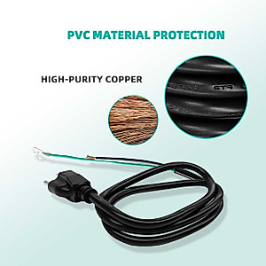 FIREGAS Power Cord FGS-TF39-DYX, Range Hood Power Cable for FGS-UBF39A575AC, FGS-UWF39A575AC, FGS-USF39A575AC Range Hood Power Wire