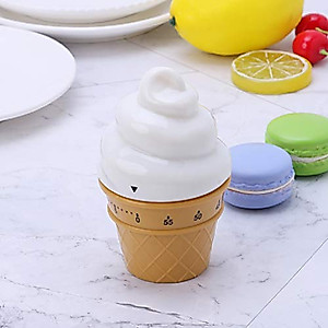 HELYZQ Ice Cream Mechanical Kitchen Timer Cooking Countdown Timer Clock Kitchen Gadgets Tool Kitchen Cooking Timer