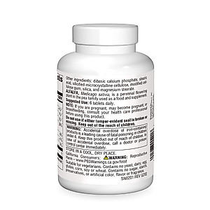 Source Naturals Alfalfa 10 Grain Dietary Supplement - 250 Tablets