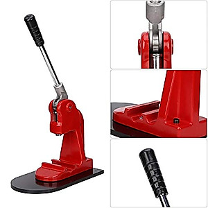 Button Maker, Comfortable to Hold to Use Ergonomically Designed Handle Beautiful Appearance DIY Badge Machine for Home for School