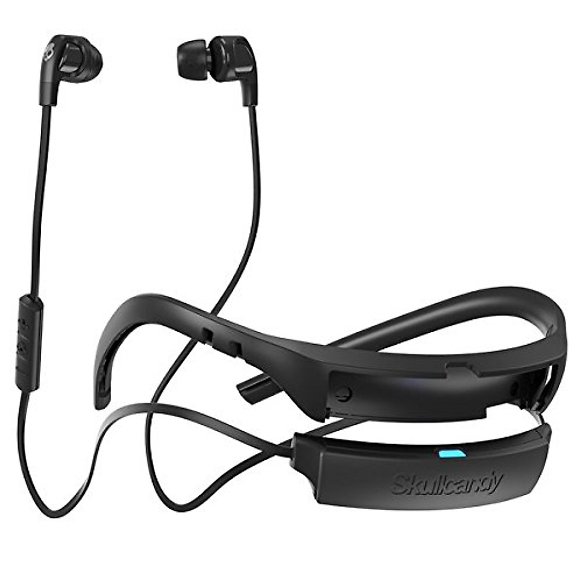 Skullcandy Smokin' Buds 2 In-Ear Bluetooth Wireless Earbuds with Microphone, Black (Renewed)