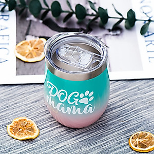 Dog Mom Gifts for Women,Mothers Day Gifts,Funny Dog Lover Gifts for Mom,Unique Birthday Dog Mama Gifts,Presents for Dog Lovers,12oz Insulated Stainless Steel Coffee Cup Tumbler