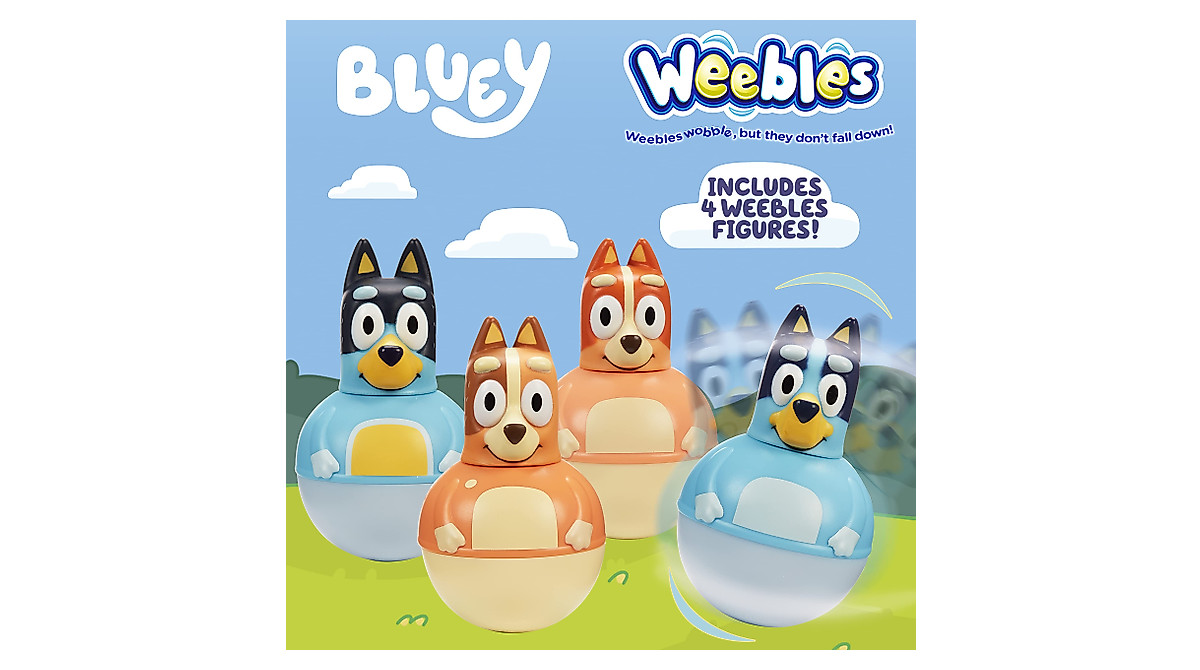 Character Options 07717 Four Pack, Weebles Wobble, Preschool Figures ...