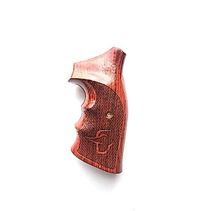 BMPL Hardwood Open Back Luxury Laser Grips Compatible with Taurus Medium/Large Frame.357 M44, 65, 66, 80, 82, 83, 96, 431, 441, 607, 608, 669 Revolver Handmade Handcraft