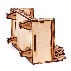 Shreejicreation Art Wooden White Color Hindola | jhula | Swing | Home Mandap Stand | Home Temple Designer Wood for God | Temple | Mandir | Sinhasan for Pooja Mandir