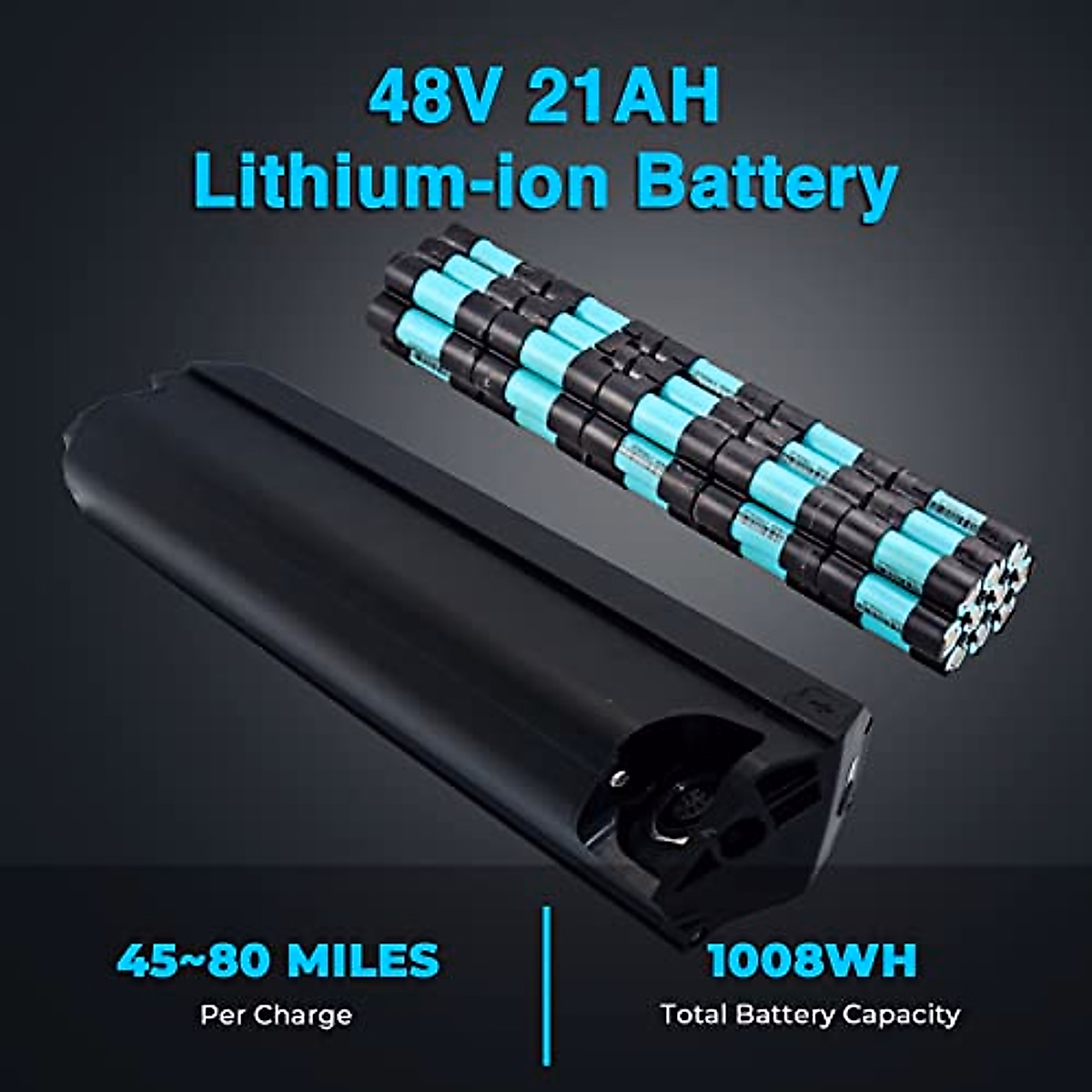 SENADA Electric Bike for Adults, 26" x 4.0 Fat Tire Electric Bikes, 1000W 48V 21Ah Ebike, 30MPH Snow Beach Electric Bicycle with Removable Battery, 7 Speed