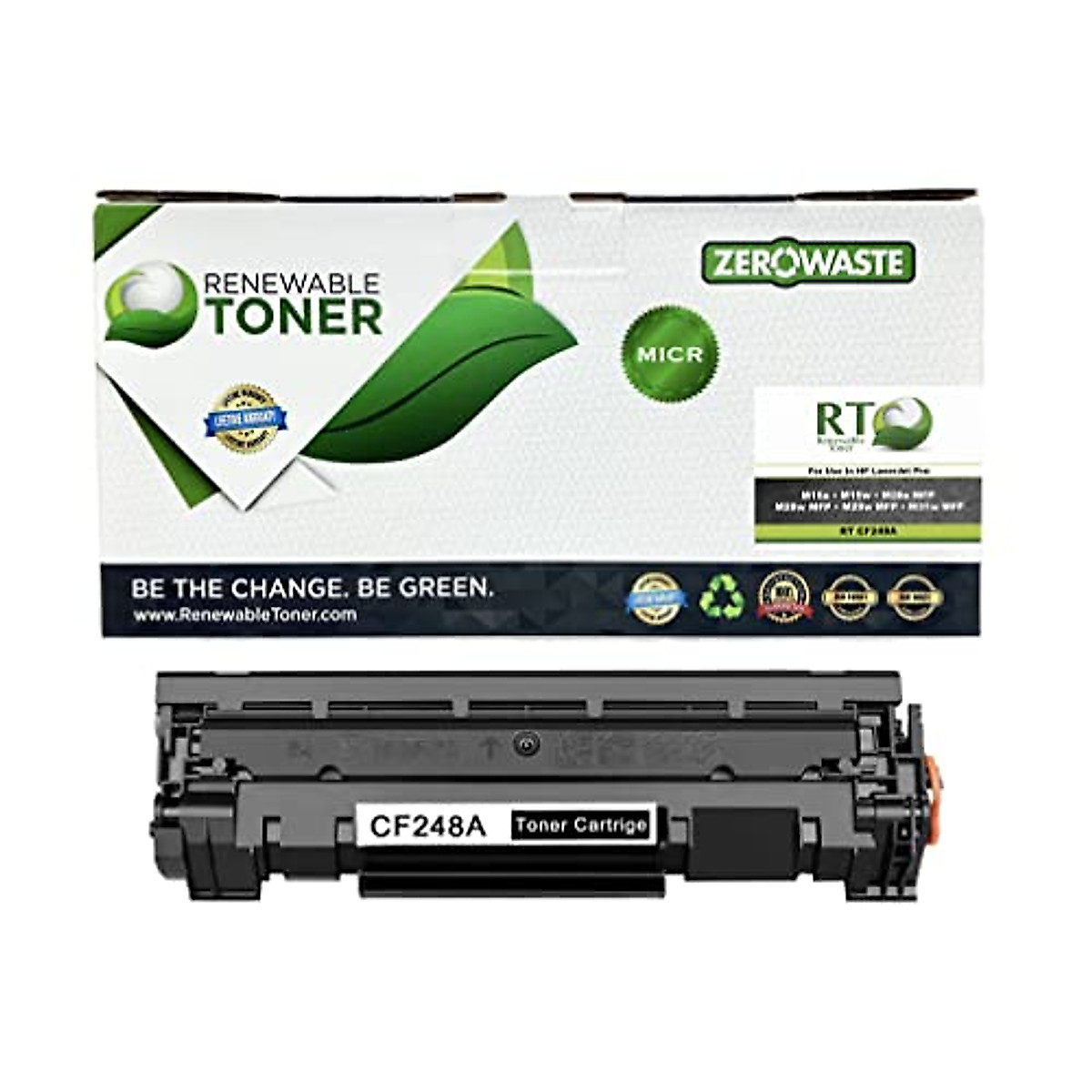 RT 48A MICR Ink Toner Cartridge Replacement for HP 48A CF248A | HP Laser Pro M15w M29w M30w M31w MFP M28w M28a M29a M15a M16a M16w for Small Business Check Printing