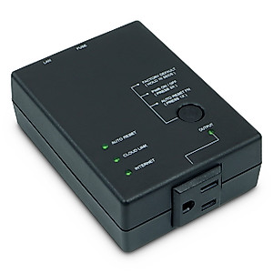 ezOutlet5 - Internet Enabled IP & WiFi Remote Power Switch with Reboot (AC Power/Single Outlet/iOS/Android/Cloud/Web Controllable) - Newest Model