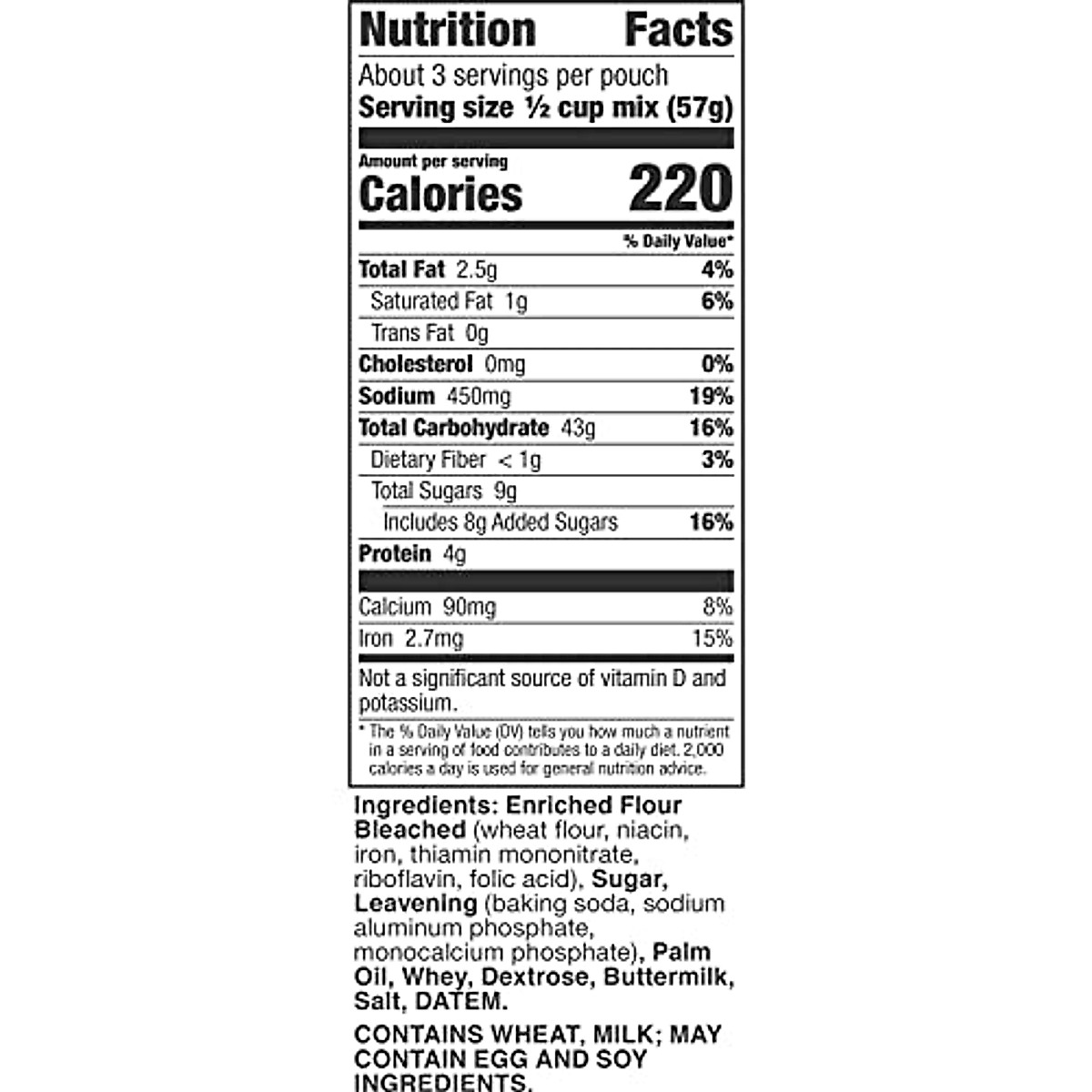 Betty Crocker Buttermilk Pancake and Waffle Mix, 6.75 oz. (Pack of 9)