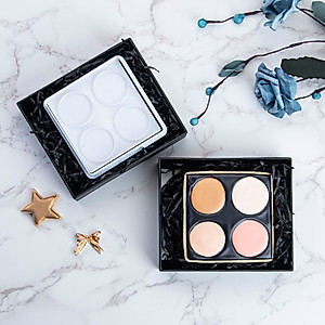 Flycalf Makeup Cookie Cutters Beauty with 3D Stamper Foundation Biscuit Cutter Baking PLA Accessories Cutter Molds Decorative Party Kitchen Cake Supplies