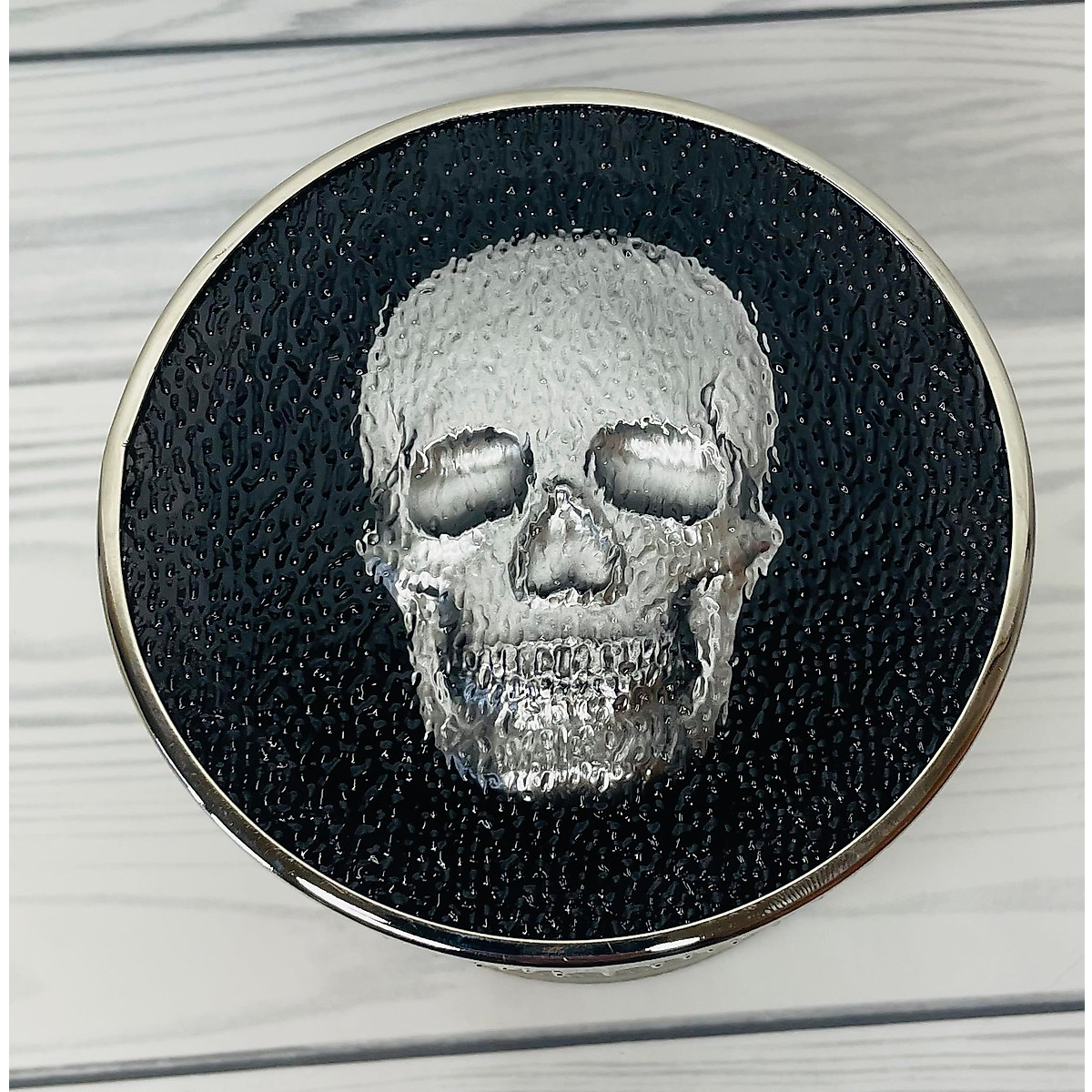 Bath and Body Works Vampire Blood with Skull Lid 3-Wick Candle