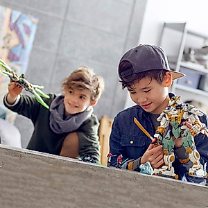 LEGO NINJAGO Land Bounty 70677 Toy Truck Building Set with Ninja Minifigures, Popular Action Toy with Two Toy Vehicles and Toy Ninja Weapons for Creative Play (1,178 Pieces)