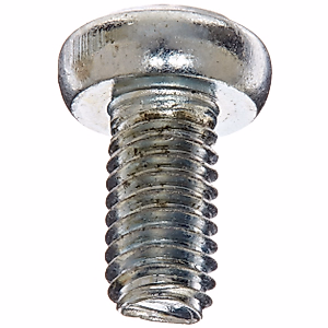 Small Parts M36D7500T Steel Thread Rolling Screw for Metal, Zinc Plated, Pan Head, Star Drive, Metric, M3-0.5 Thread Size, 6 mm Length (Pack of 100)