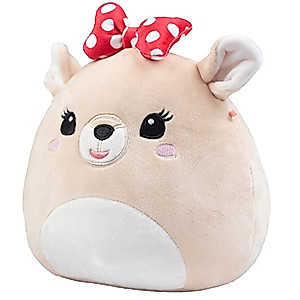 Squishmallows 8-Inch Clarice The Reindeer - Official Jazwares Plush - Collectible Soft & Squishy Stuffed Animal Toy - Add to Your Squad - Gift for Kids, Girls & Boys