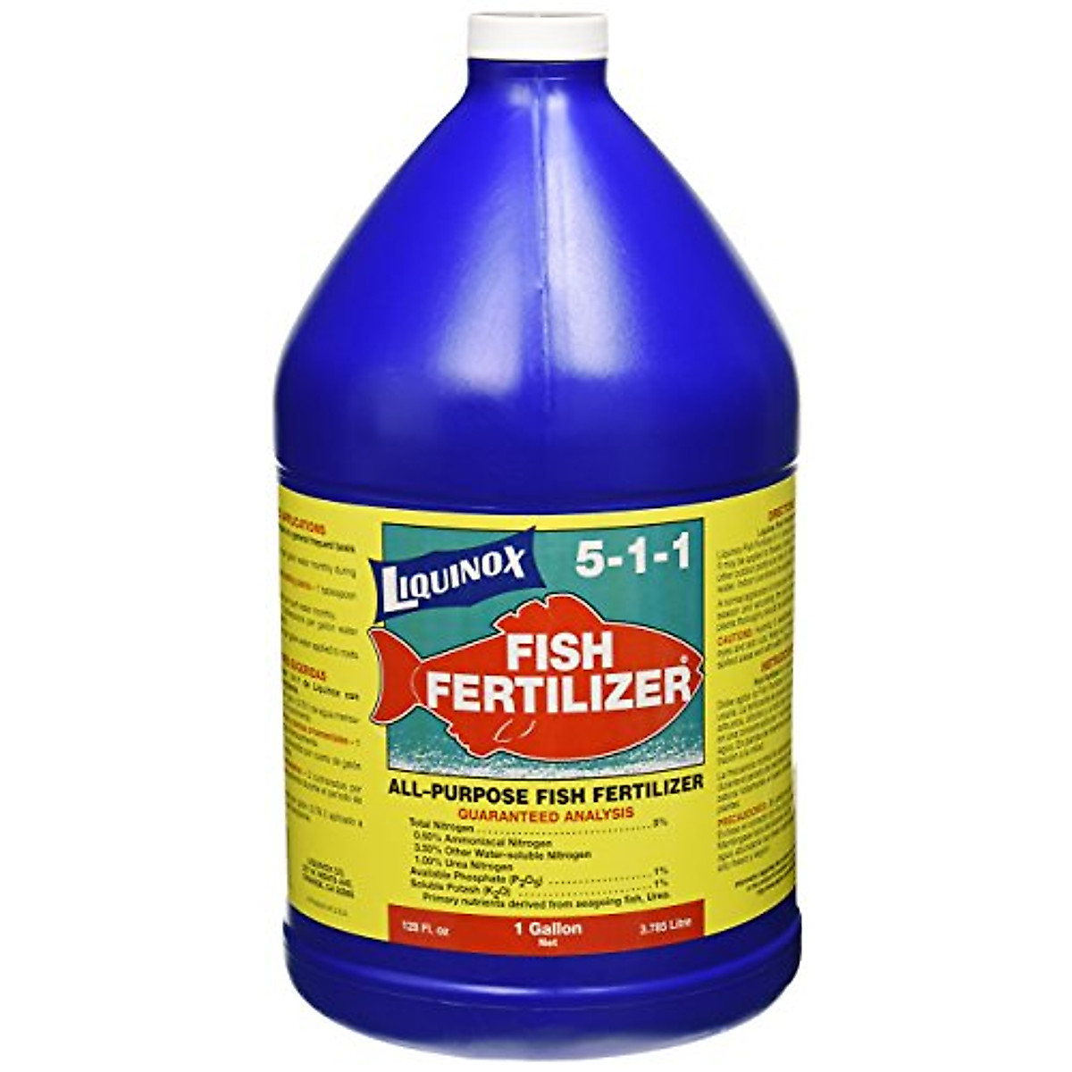 Liquinox 7128 Fish Emulsion 5-1-1 Fertilizer, 1-Gallon