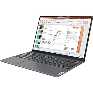 Lenovo Slim 7i Carbon Laptop: Core i7-1260P, 16GB DDR5 RAM, 1TB SSD, 13.3"" Touchscreen 2560x1600 400-Nits Display, Windows 11, Gray