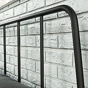 Sauder Harvey Park Queen Platform Bed, Black Finish