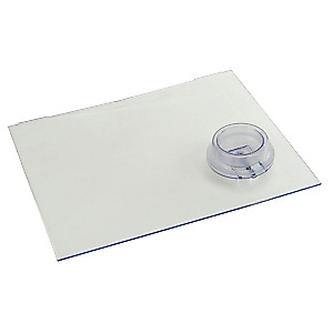 Lippert Replacement RV Screen Door Slider Panel with Push-Down Knob Opener, No Assembly, Easy Installation, Made from Durable Plastic - 239061, White