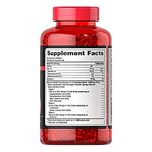 Triple Omega 3-6-9 Fish, Flax and Borage, supports healthy joints B00AZ10SQA White 240 Count (Pack of 1)