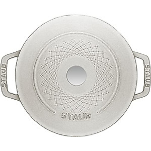 Staub Twist Cocotte Z1023-187 Round Campagne 7.9 inches (20 cm) Both Handed Cast Enameled Pot, Induction Compatible