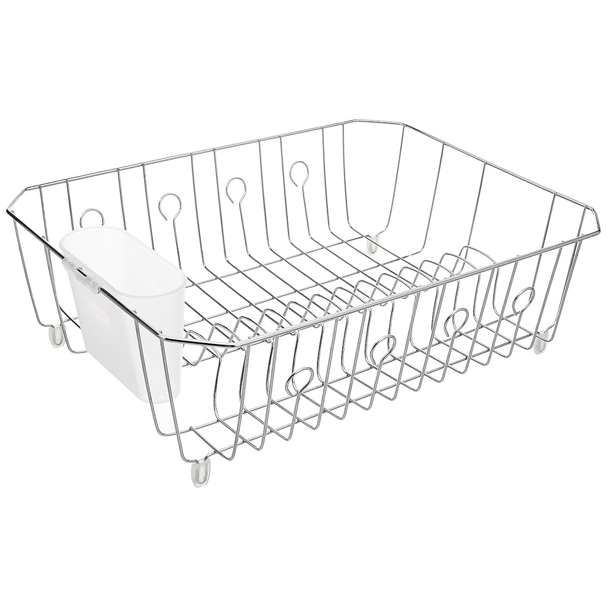 Rubbermaid Food Products 1858913 Dish Drainer, Large, Black