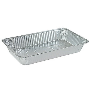 Tiger Chef Chafing Dish Buffet Set Disposable - Full Size Disposable Wire Chafer Stand Kit - Chafing Stands, Fuel Gel Cans, Aluminum Pans, Serving Tong & Utensils (40 Piece)