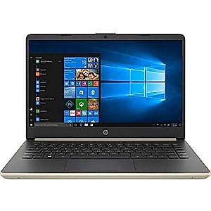 HP 14" Laptop, 2.4GHz Intel Core i3-7100U, 8GB RAM, 256GB SSD, HDMI, Card Reader, Wi-Fi, Bluetooth, Windows 10 Pro (Gold)