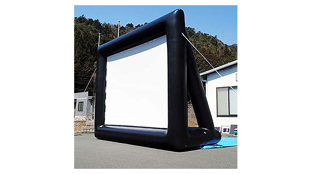 Huge 200" Inflatable Outdoor Projector Screen - Portable