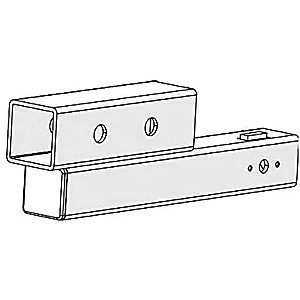 Ride KAC High-Low Hitch Adapter, Heavy Duty with Patented Anti-Wobble Mechanism, Drop Or Rise Hitch Height, 2" Hitch