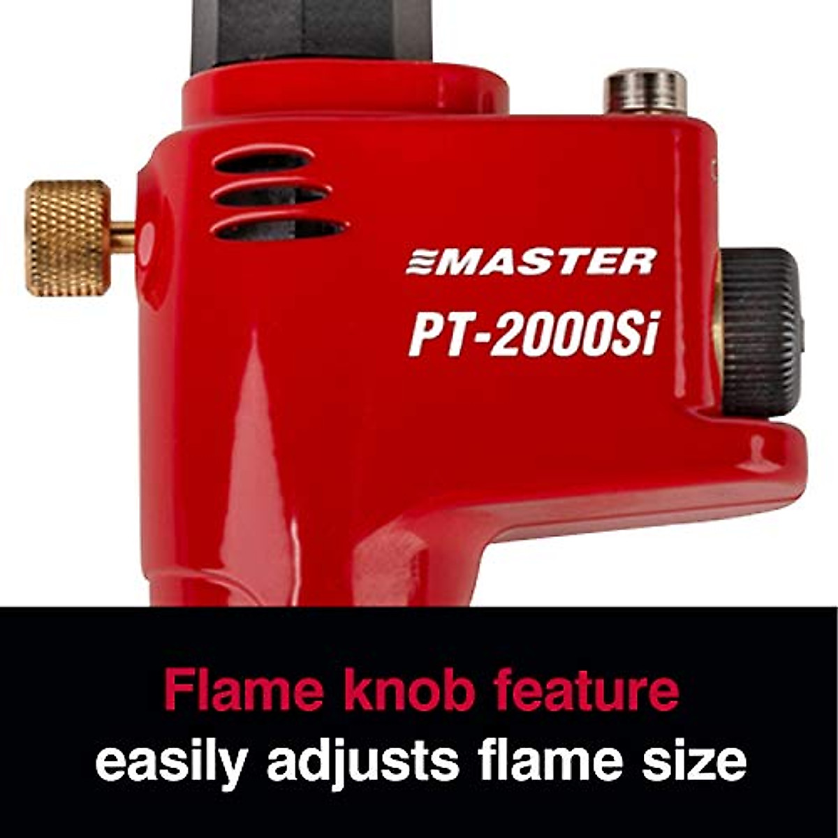 Master Appliance PT-2000Si – Optimized High Intensity Adjustable Flame, Trigger Start, Heavy Duty Blow Torch Head, Compatible with Propane or Mapp Gas