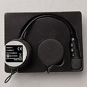 EJEAS E1+ Motorcycle Helmet Bluetooth 5.1 Headset, Hands-Free Motorcycle Bluetooth Communication System Headset with CVC Noise Reduction Function/3D Sound Effect/Automatic Answering