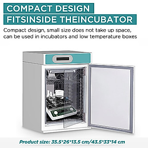 LABHOUSE Lab Digital Orbital Shaker Mixer | 9.85"x9.85" Plate Size Adjustable Speed 40-200RPM Capacity 2KGS | Timed and Continuous Modes Rotator Shaker for Laboratory