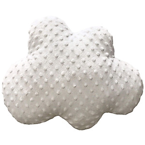 Snuggle Stuffs Cloud Minky Dot 15" Throw Pillow