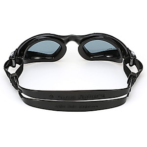 Aqua Sphere Kayenne Swim Goggles with Smoke Lens (Black/Silver)