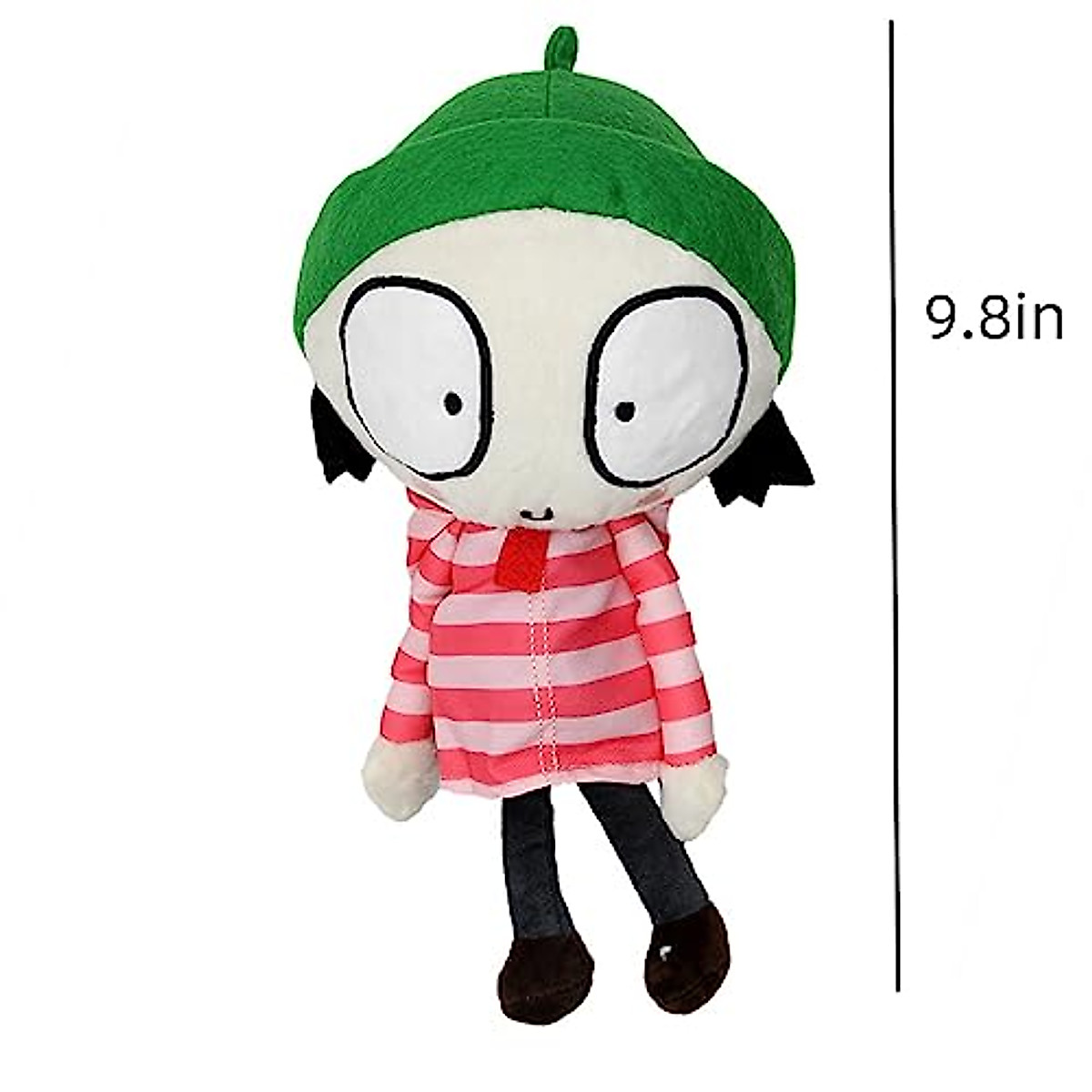 Cute Sarah and Duck Plush Toys, Soft Stuffed Animal Plush Doll Toys, Cartoon Anime Girl Sarah and White Duck Plush Toy Dolls, Birthday Gifts for Boys and Girls (Sarah 9.8Inch)