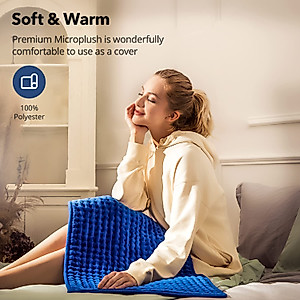 Heating Pad for Back Pain Relief, 33'' x 17'' XXXL Electric Heating Pad for Neck and Shoulder Cramps with 6 InstaHeat Settings, Auto Off, Moist Dry Heat Therapy, Machine Washable